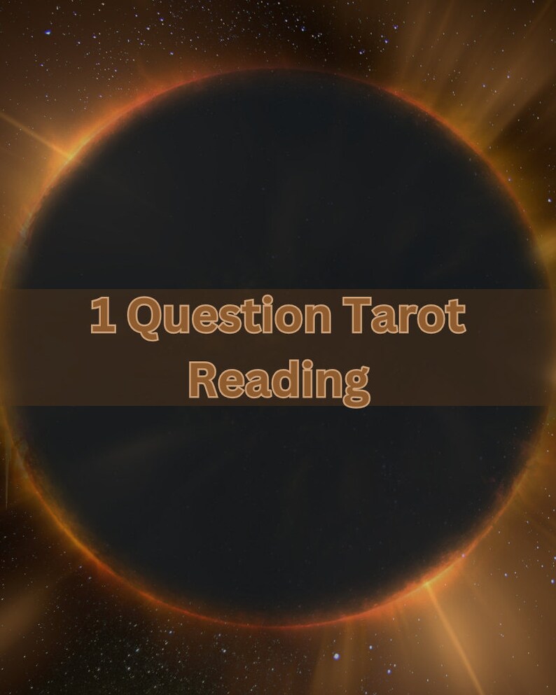 One Question Tarot Reading - Etsy