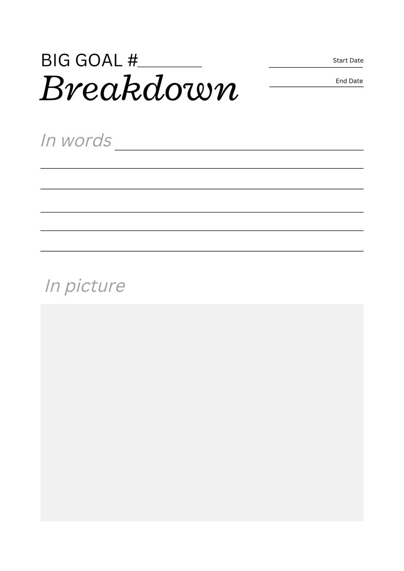 New Year Resolutions Journal, Printable New Year Plan Journal A4 PDF ...