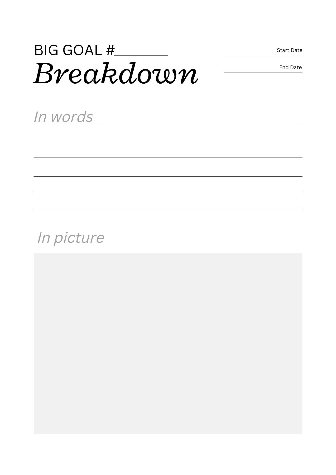 New Year Resolutions Journal, Printable New Year Plan Journal A4 PDF ...