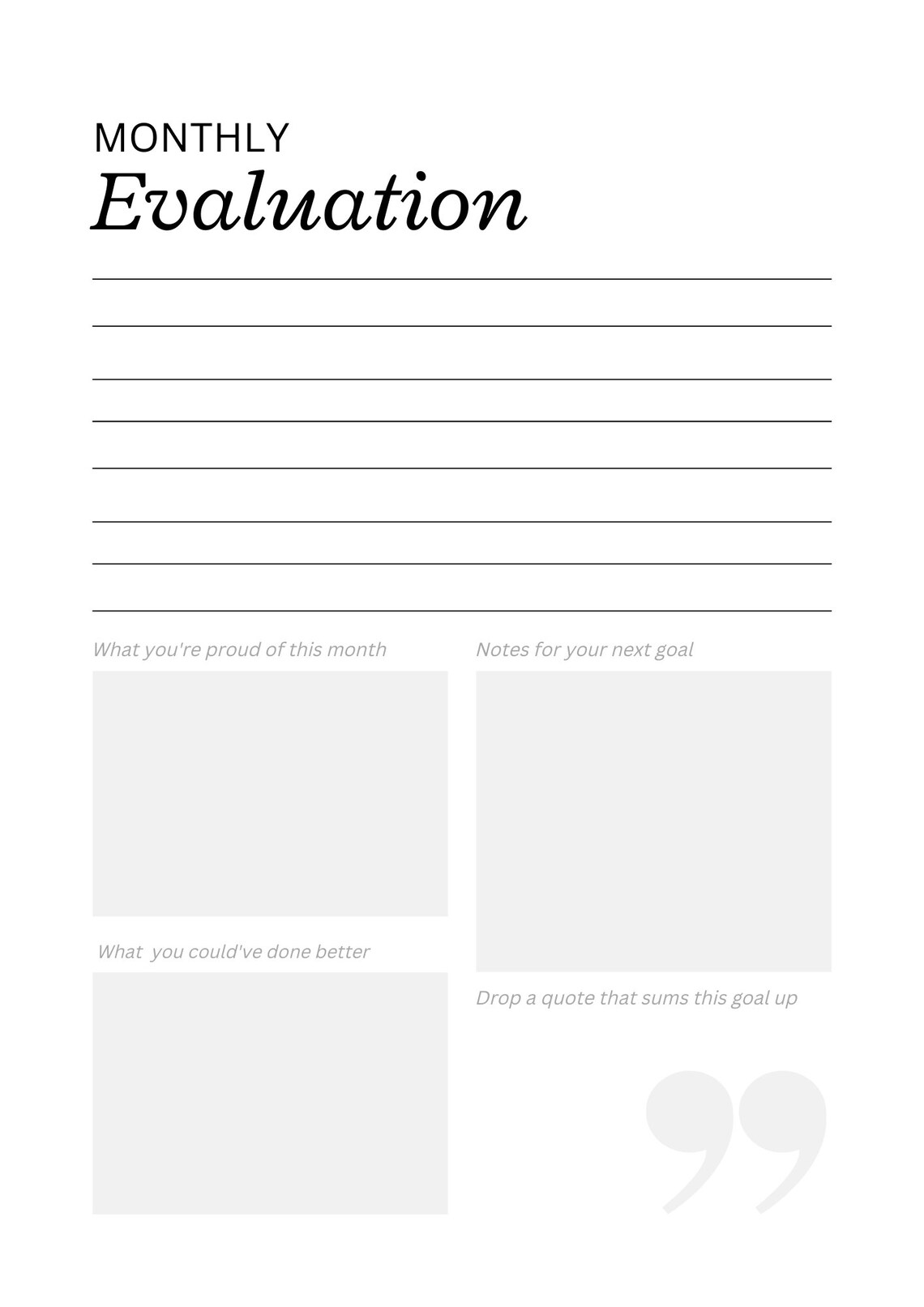 New Year Resolutions Journal, Printable New Year Plan Journal A4 PDF ...