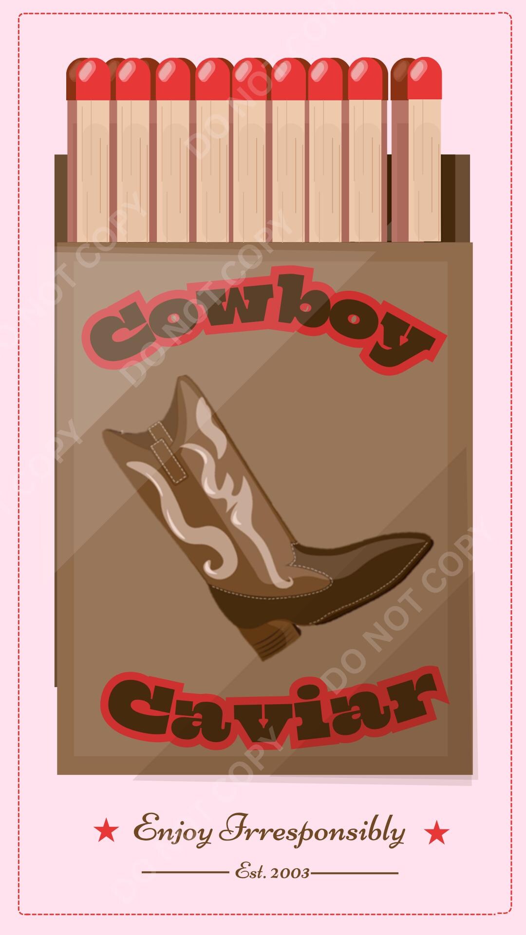 Cowboy Caviar Poster - Etsy