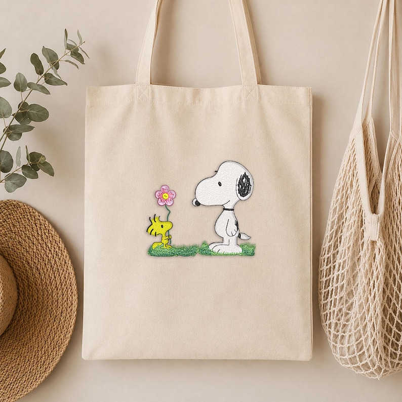 Snoopy Cartoon Dog Embroidery File | Puppy Machine Pattern | Instant ...