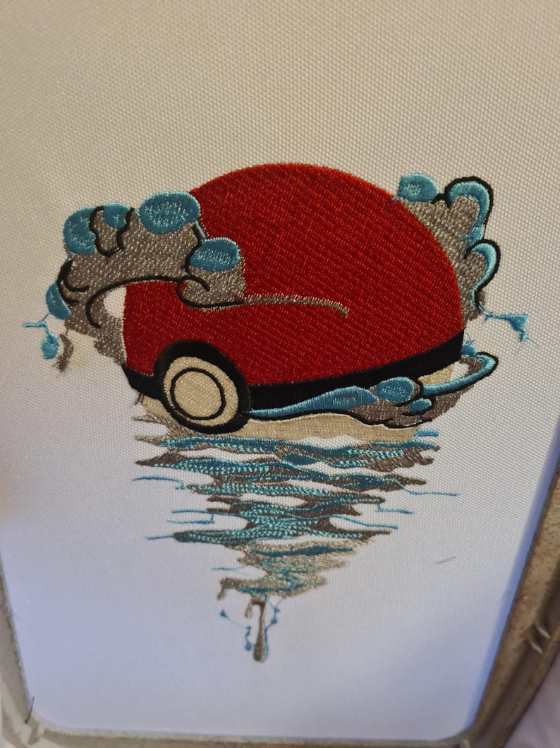 Embroidery Pokeball Pokemon Pikachu. Embroidery Design Machine Files ...