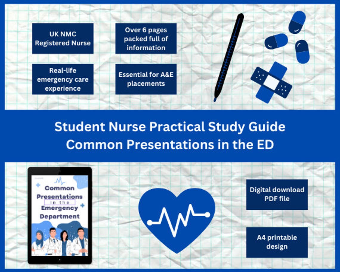 Common Presentations in the Emergency Department A&E RN, Student ER ...