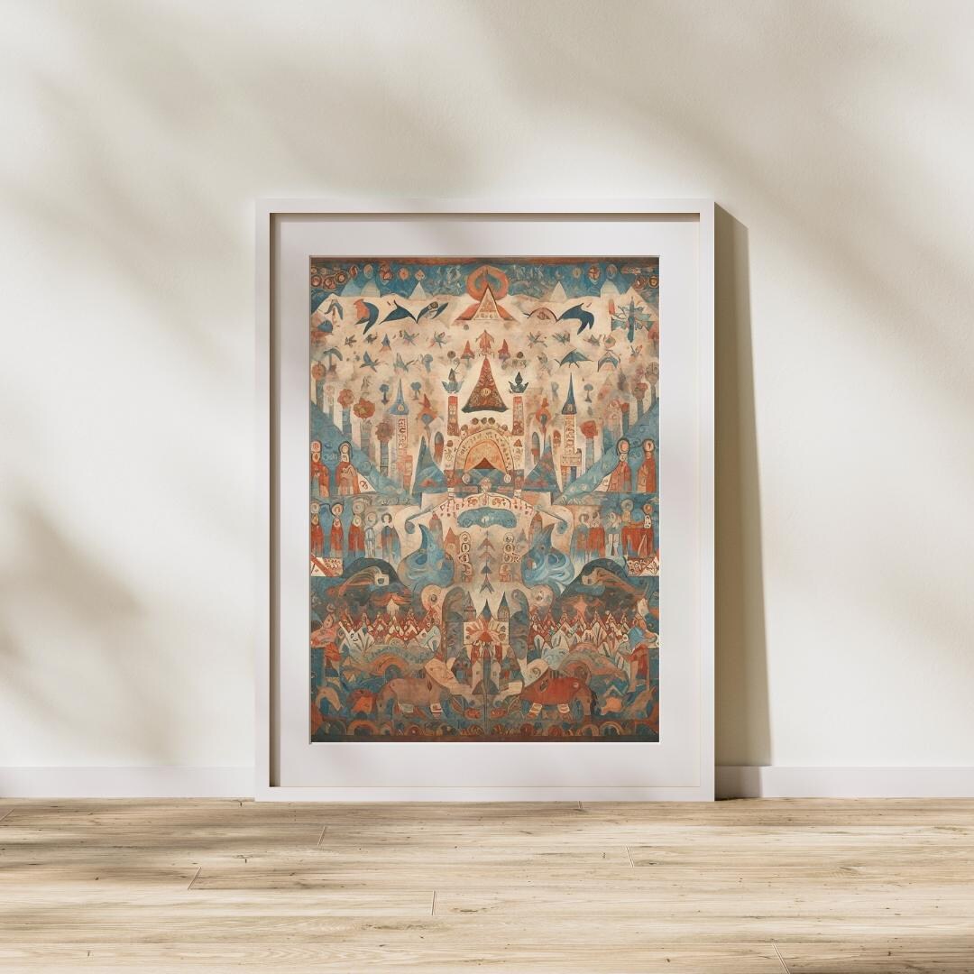 Ottoman Alchemy Wall Art | Oriental Pastel Esoteric| Historical Ottoman ...
