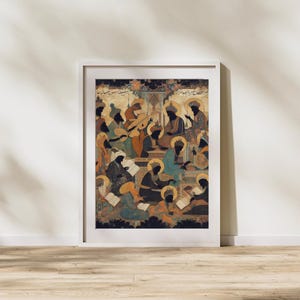 Miniature Painting | Arabian Harem Medieval Orientalist Ethnic Artwork ...