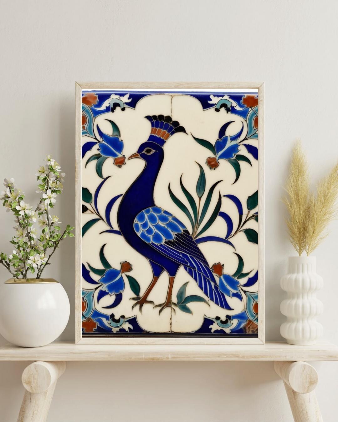 Medieval Phoenix Oil Painting Illustration | Oriental Mesopotamian ...