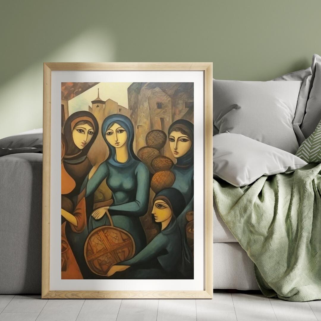 Modern Azeri Art | Historical Asian Pastel Artwork | Orientalist ...