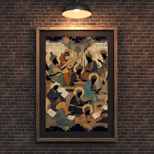 Miniature Painting | Arabian Harem Medieval Orientalist Ethnic Artwork ...