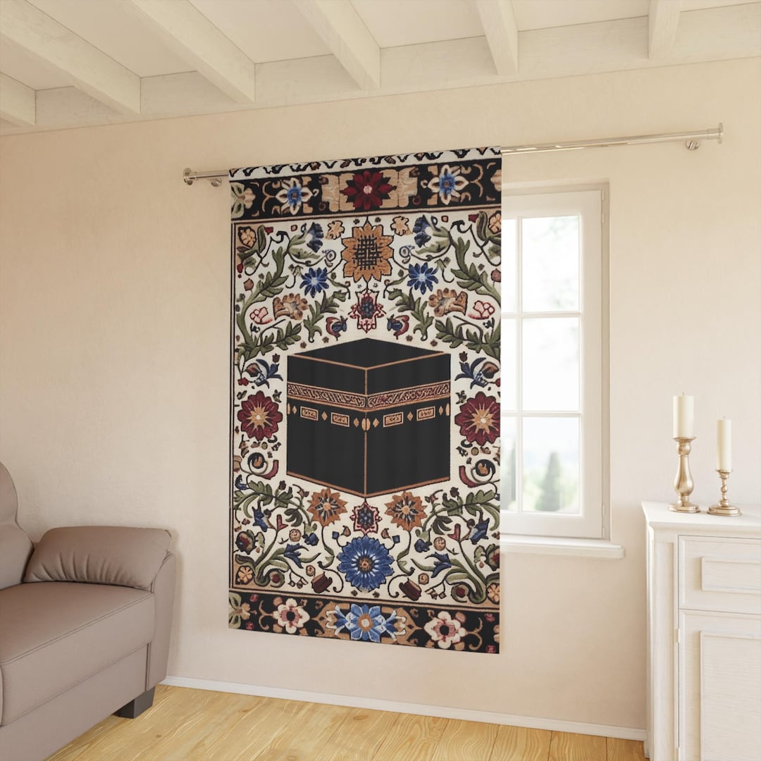 Kaaba Curtains (1 Piece) | Oriental Arabian Home Decor | Traditional ...