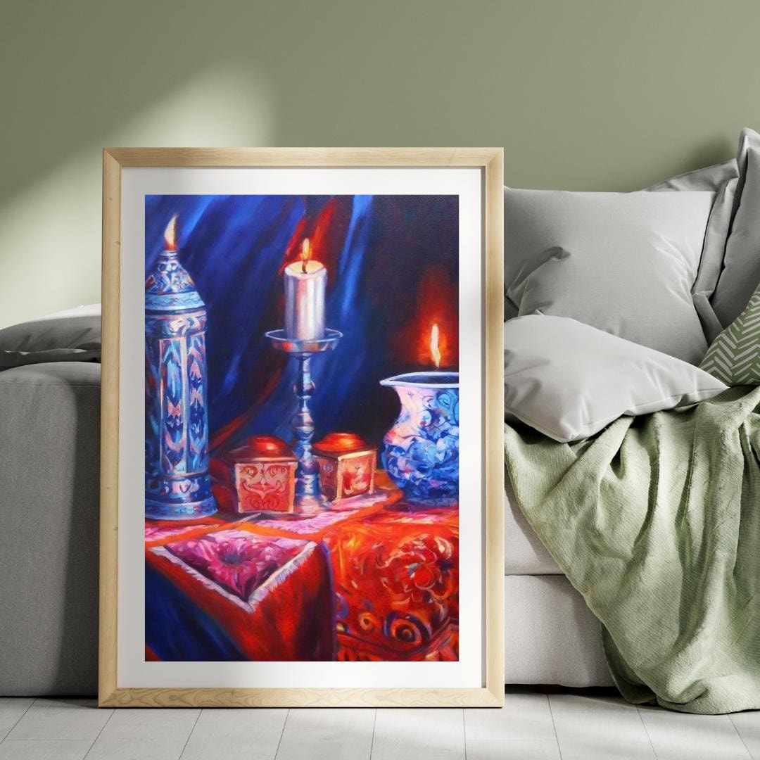 Still Life Painting | Persian Traditional Levantine Artwork ...