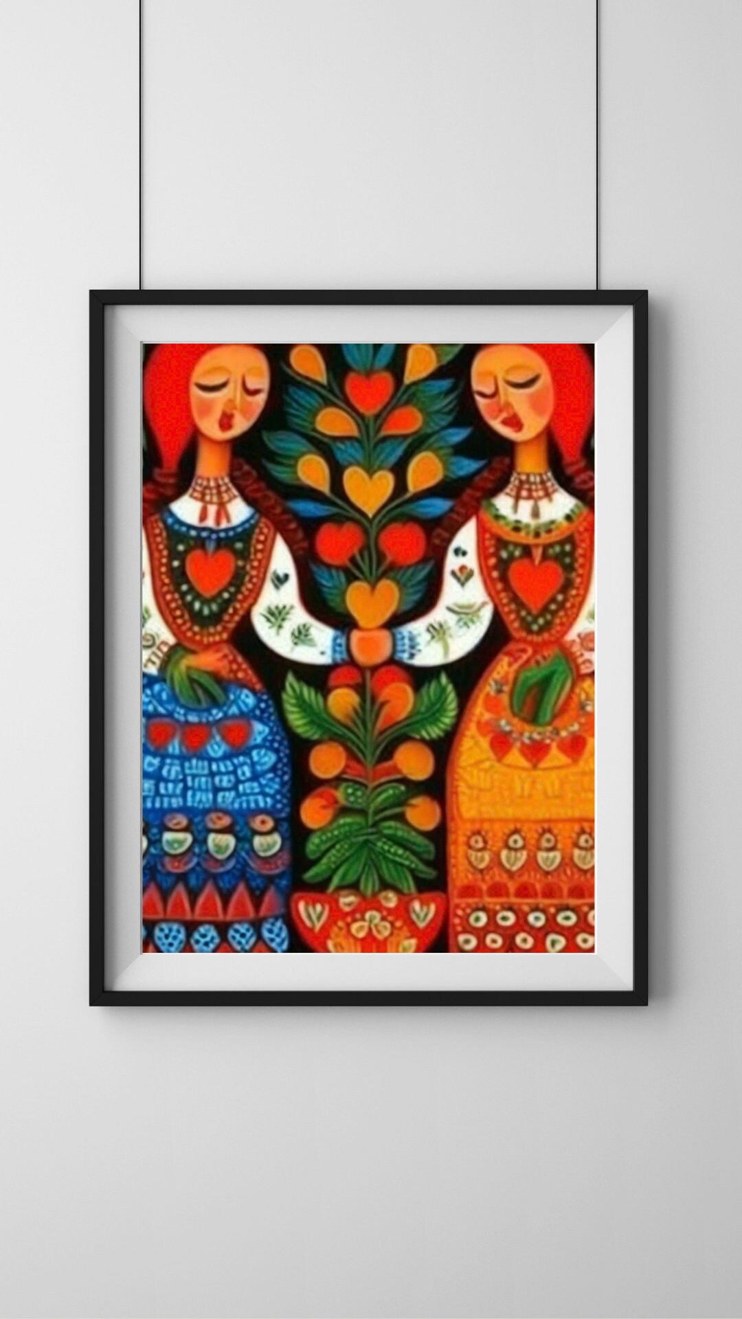Macedonian Folk Art Christian Art Oriental European Sublimation Art ...