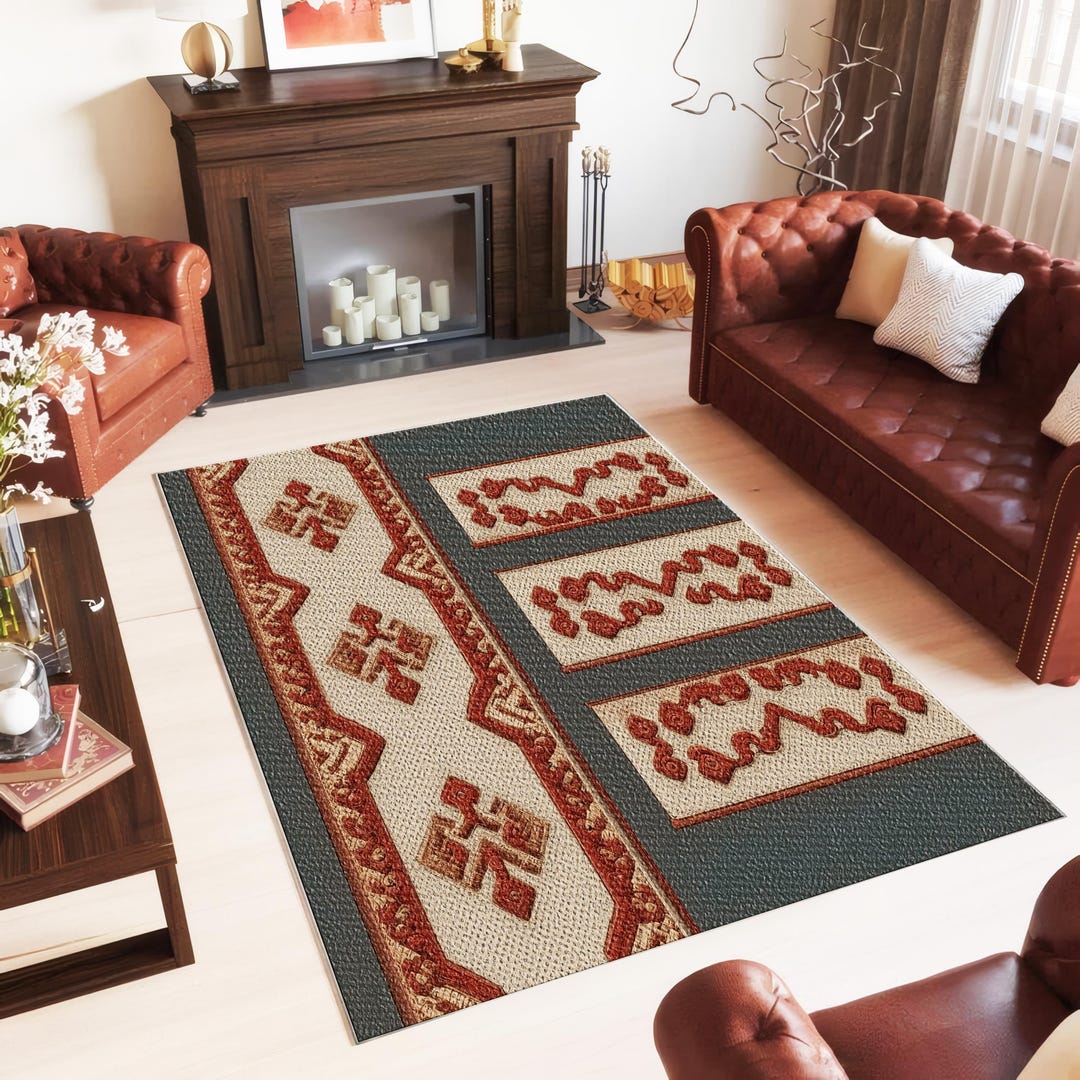 24"x36" Iraqi Medieval Carpet | Oriental Middle Eastern Vintage Carpet ...