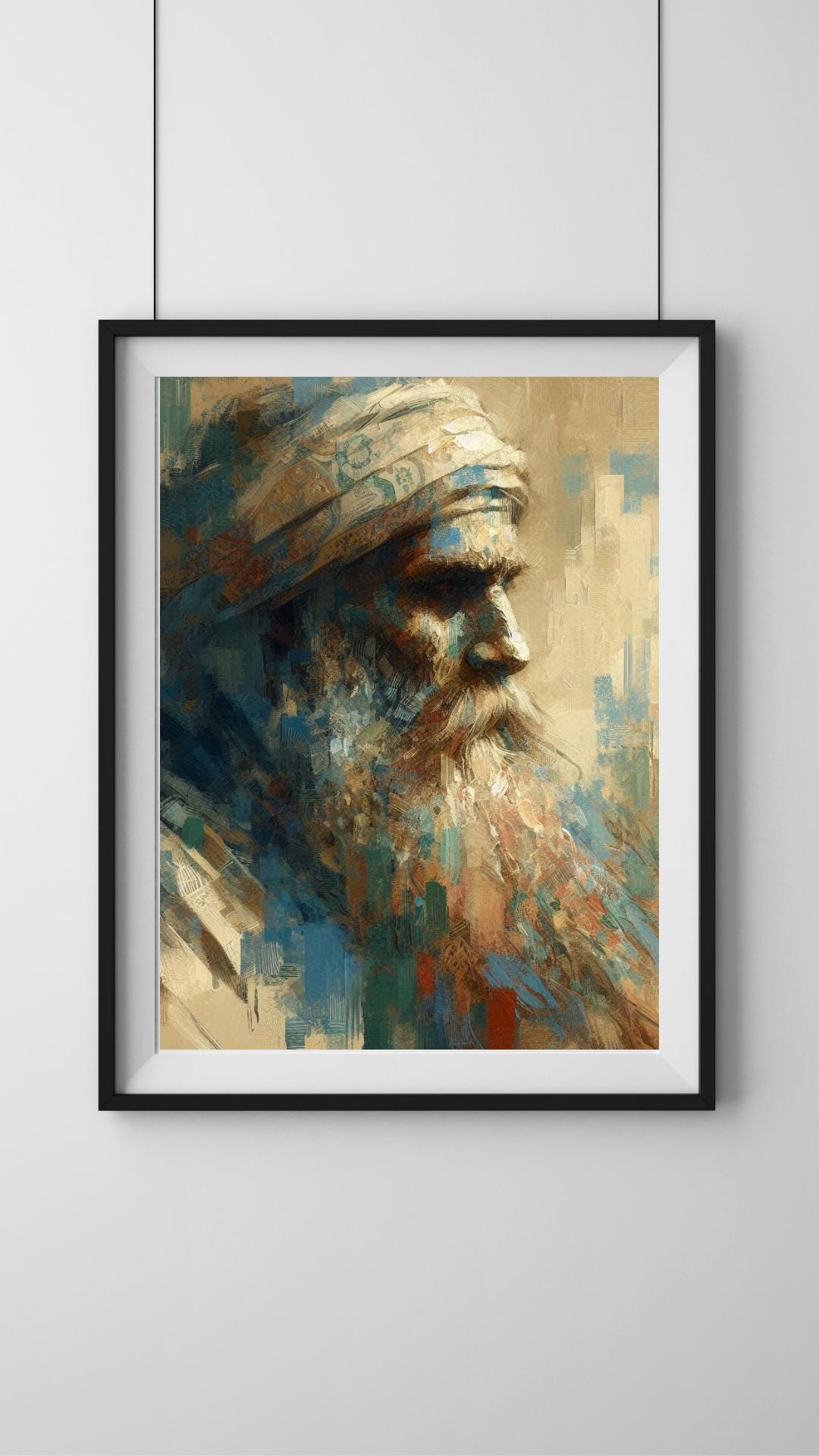 Persian Mullah ملا Illustration Oriental Muslim Ethnic Art Historical ...