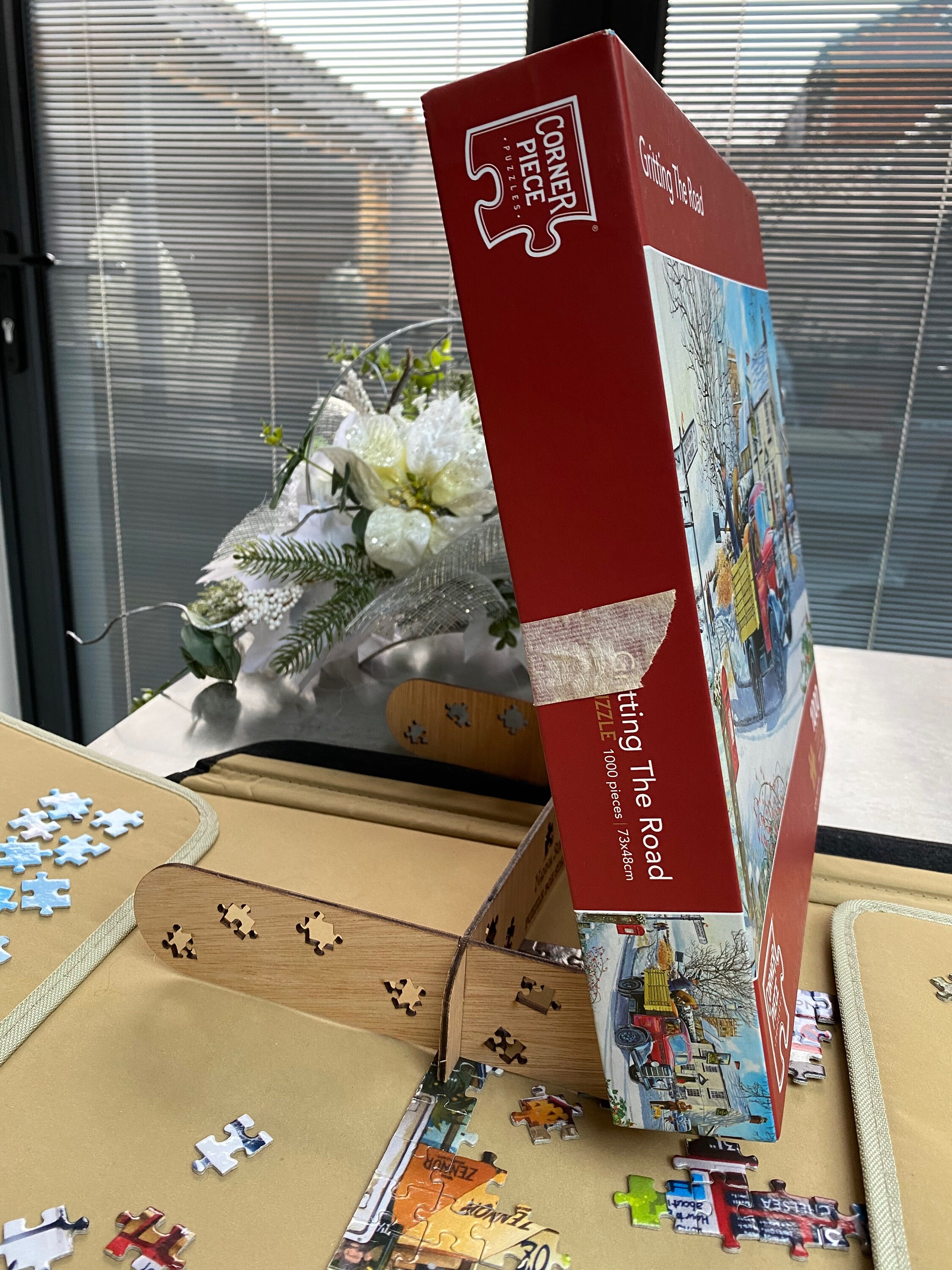 Personalised Jigsaw Box Stand. Quality Puzzle Box Lid Holder for Easy ...