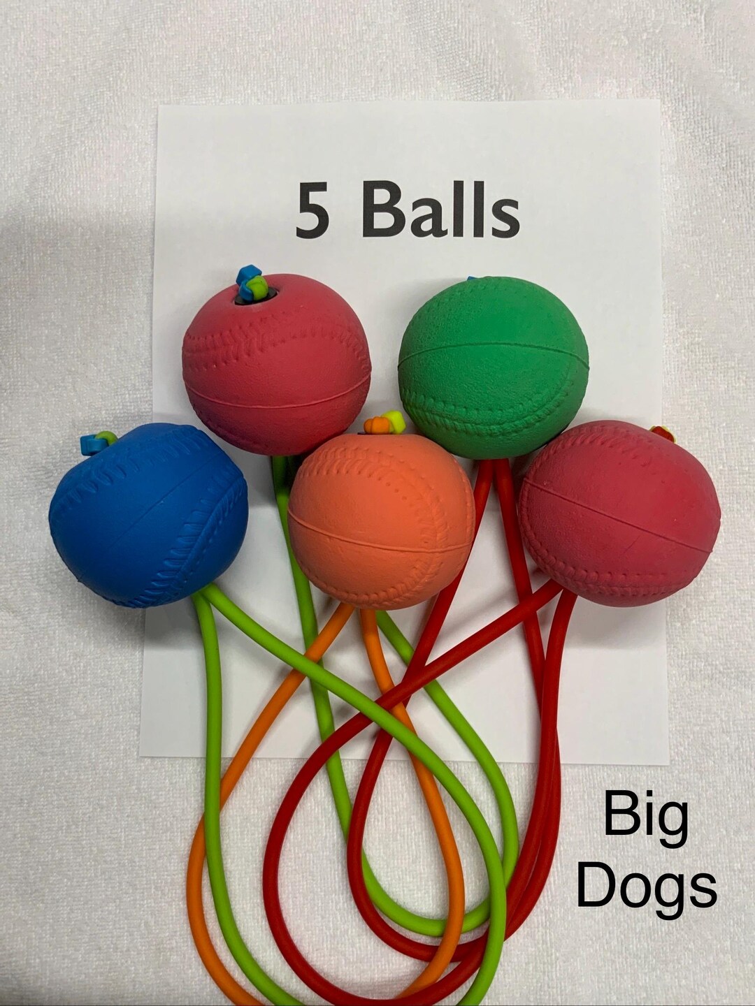 Slingshot Balls - 5 Pack - Large Dog Toy - Fetch Games - Assorted ...