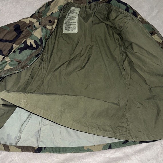 Vtg Usgi Us Army Surplus M65 Field Jacket Woodland Ca… - Gem