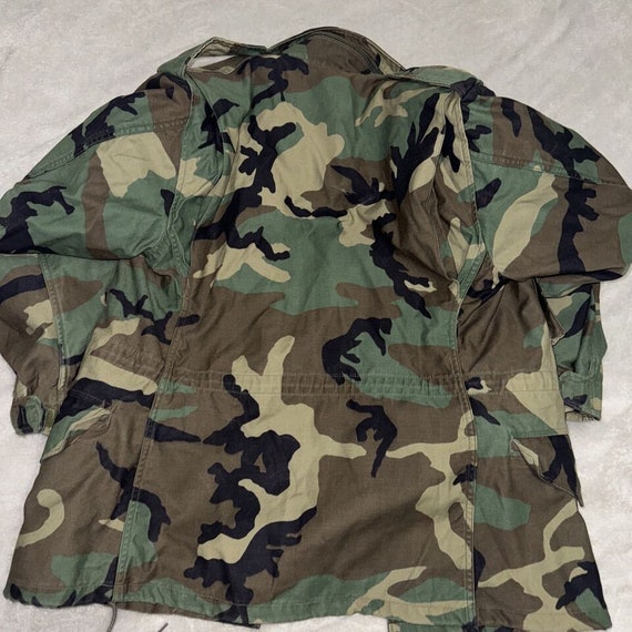 Vtg Usgi Us Army Surplus M65 Field Jacket Woodland Ca… - Gem
