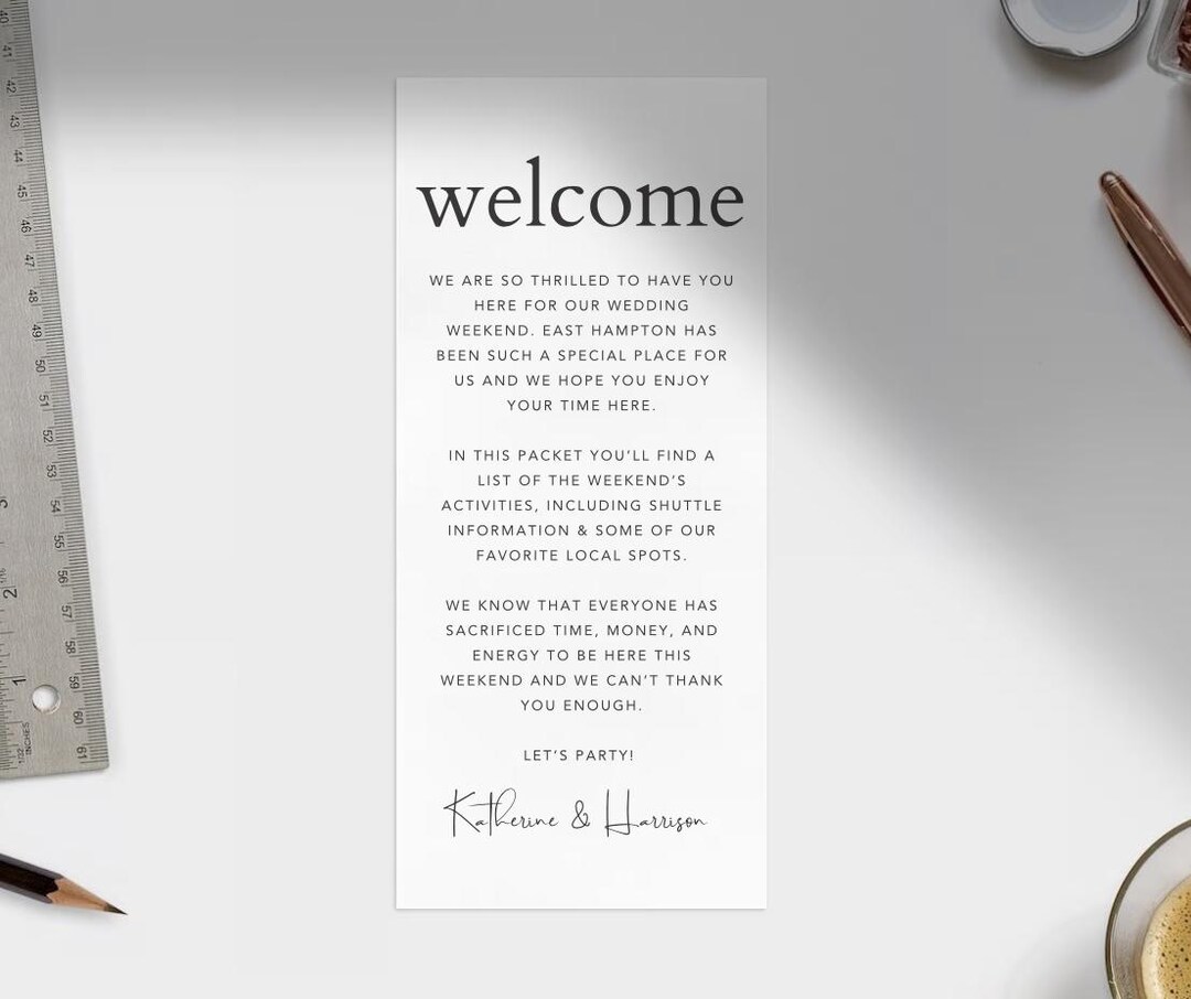 Minimal Chic Wedding Details Inserts Canva Template_ Shuttles + Details ...