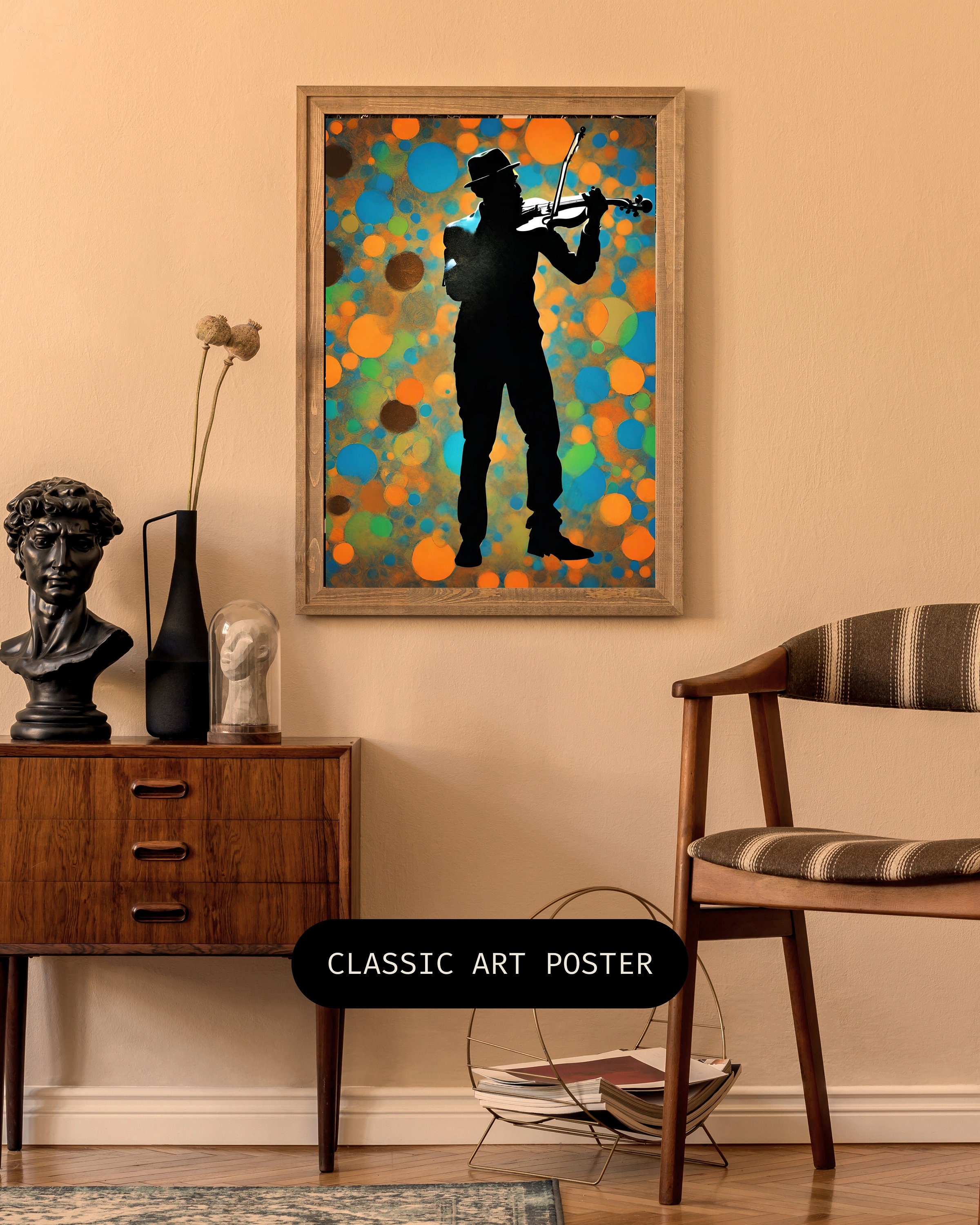 Striking Silhouette of Men With Typical Jazz Instruments, Capturing the ...