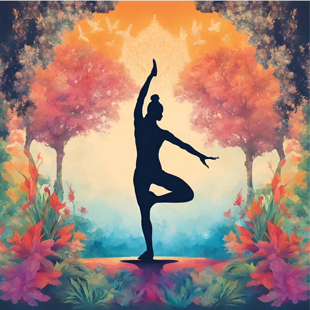 Discover Serenity: Digital Yoga Posters With Hyper-realistic ...