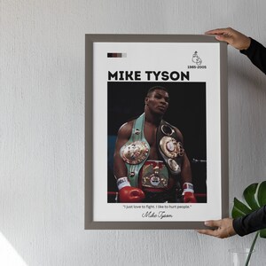 Mike Tyson Printable Poster, Motivational Quote, Mike Tyson Quote, Iron ...