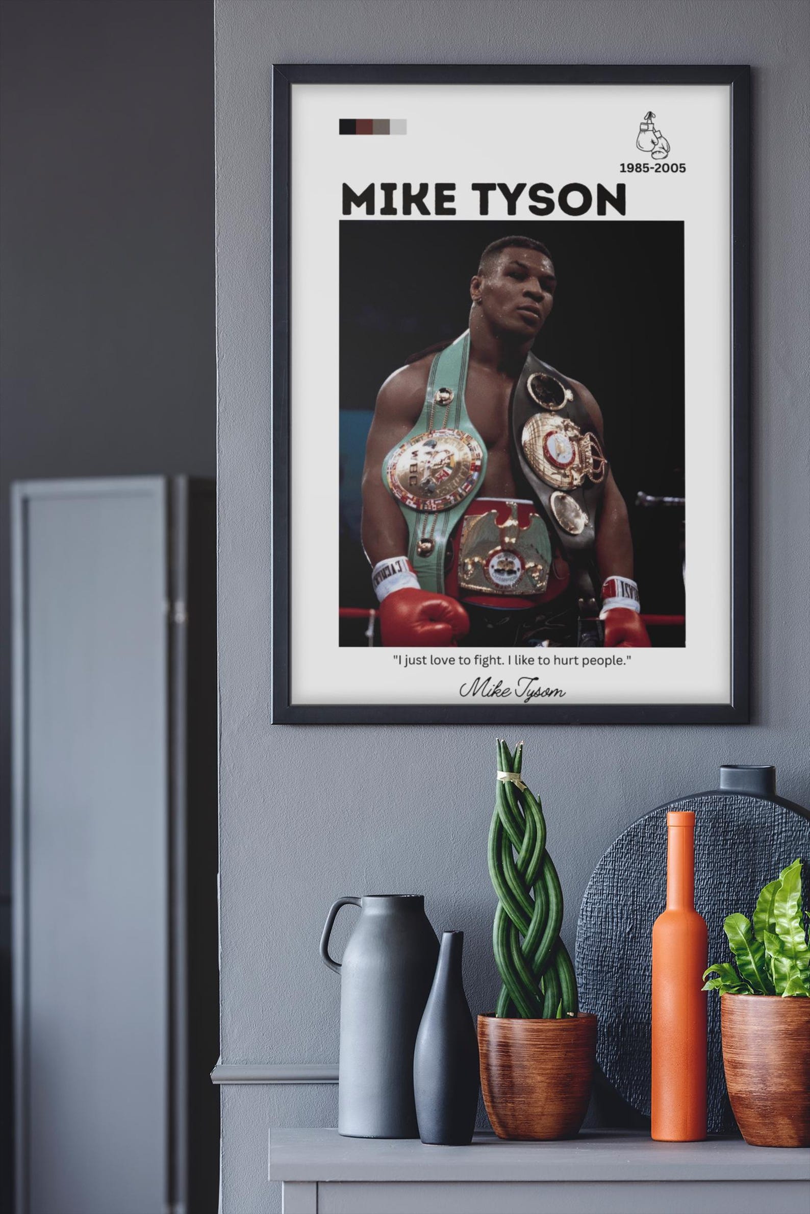 Mike Tyson Printable Poster, Motivational Quote, Mike Tyson Quote, Iron ...