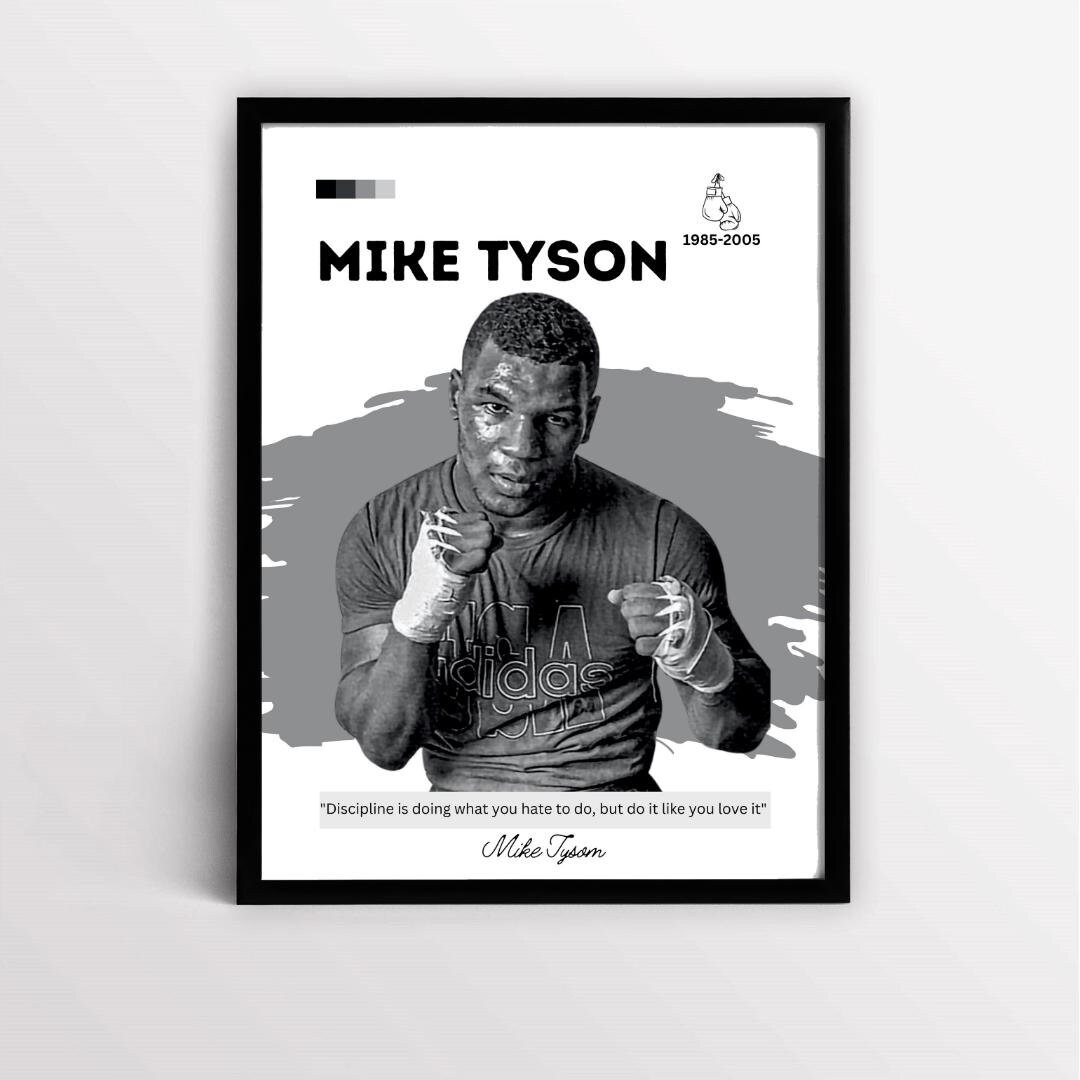 Mike Tyson Printable Poster, Mike Tyson Quote, Iron Mike Tyson ...