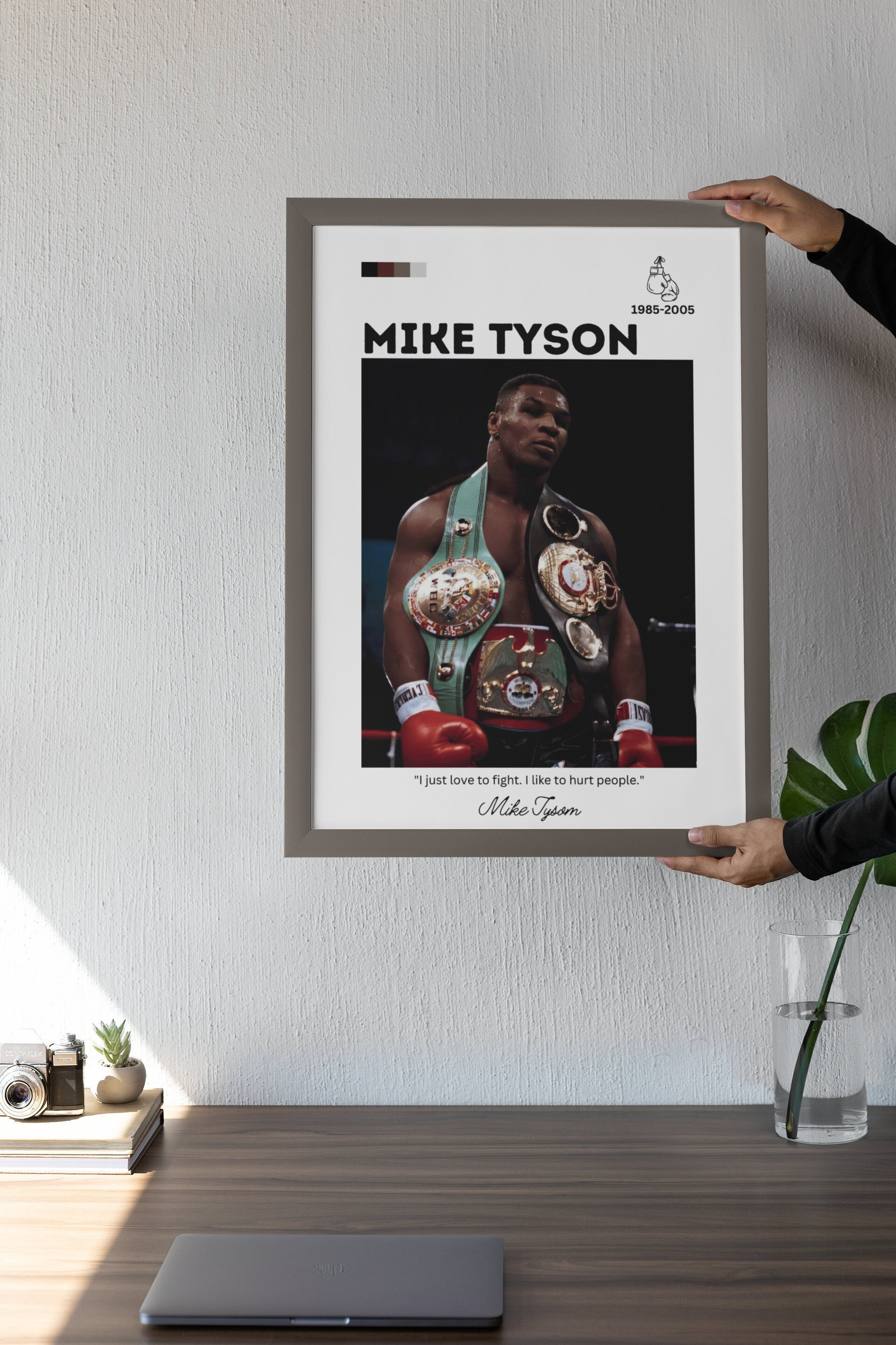 Mike Tyson Printable Poster, Motivational Quote, Mike Tyson Quote, Iron ...