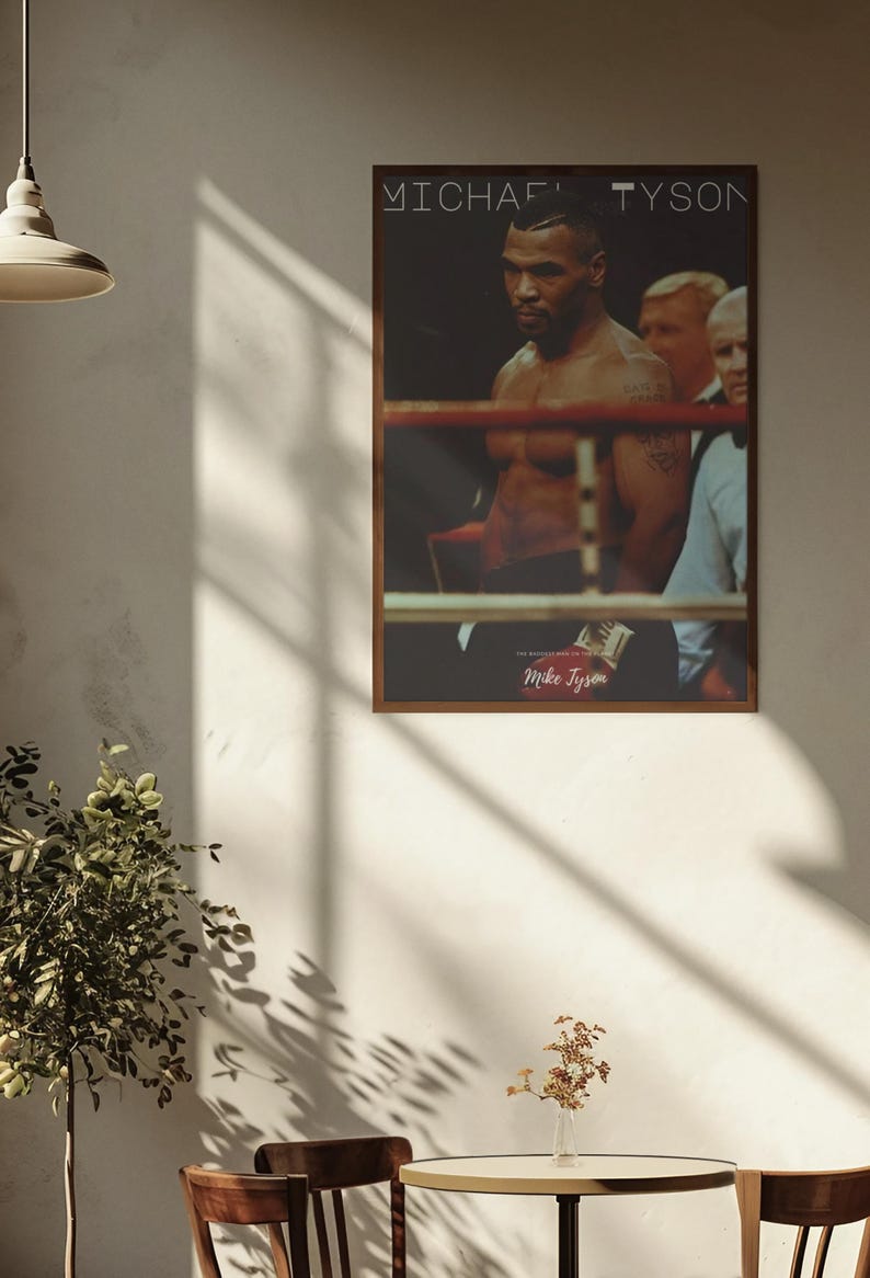 IRON Mike Tyson Printable Poster, Motivational Poster, Sports Poster ...