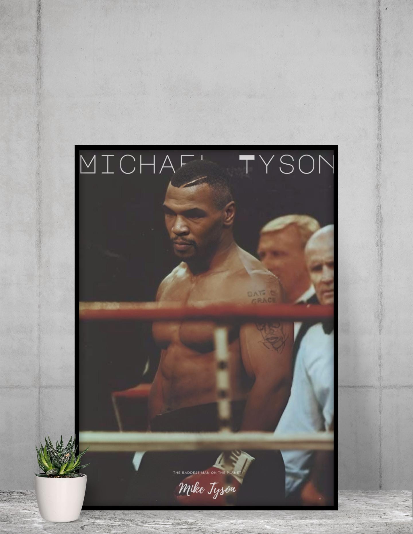 IRON Mike Tyson Printable Poster, Motivational Poster, Sports Poster ...