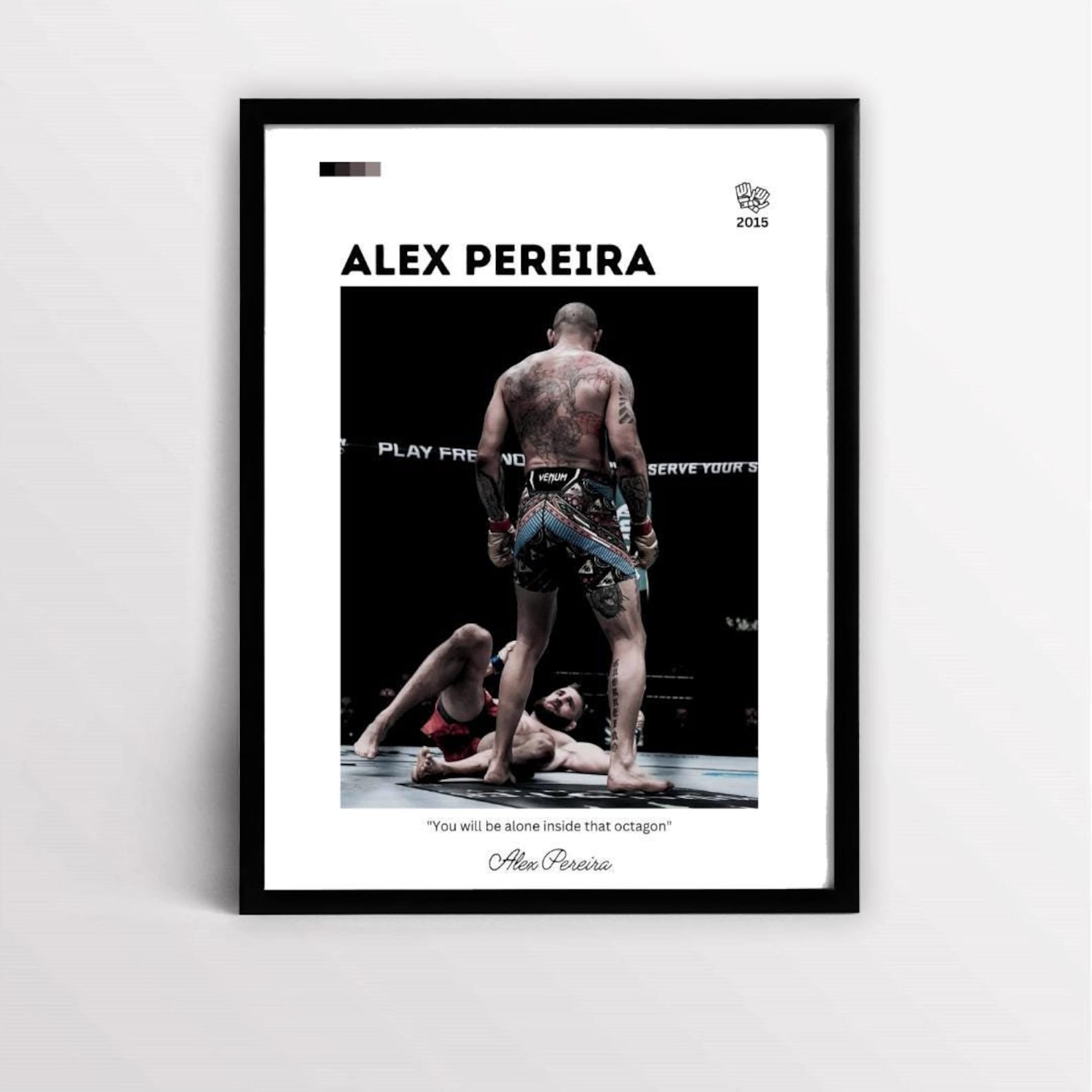 Alex Pereira Printable Poster, Sports Legend, MMA Superstars, Combat ...