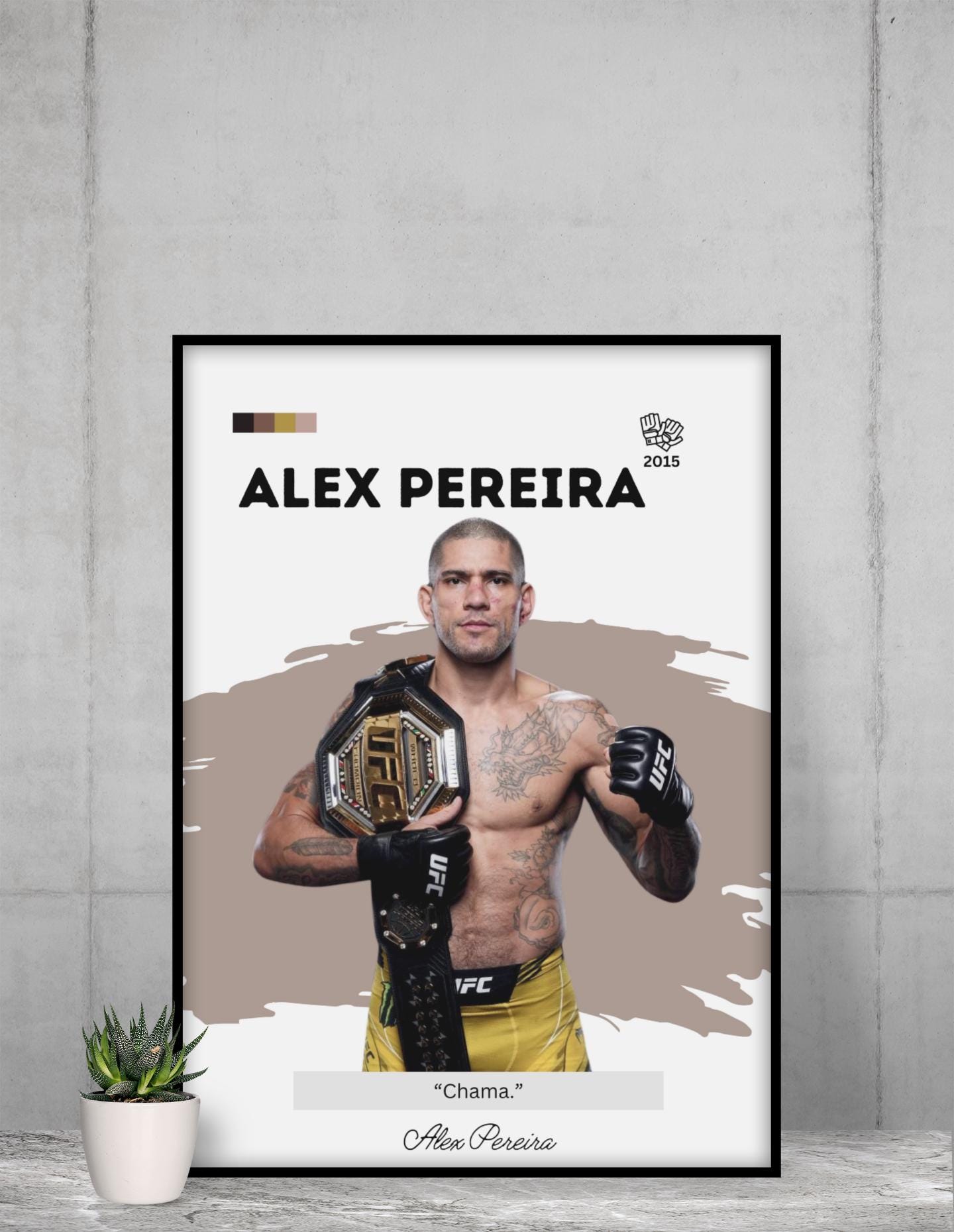 Alex Pereira Printable Poster, Gym Wall Decor Art, MMA Print, UFC ...