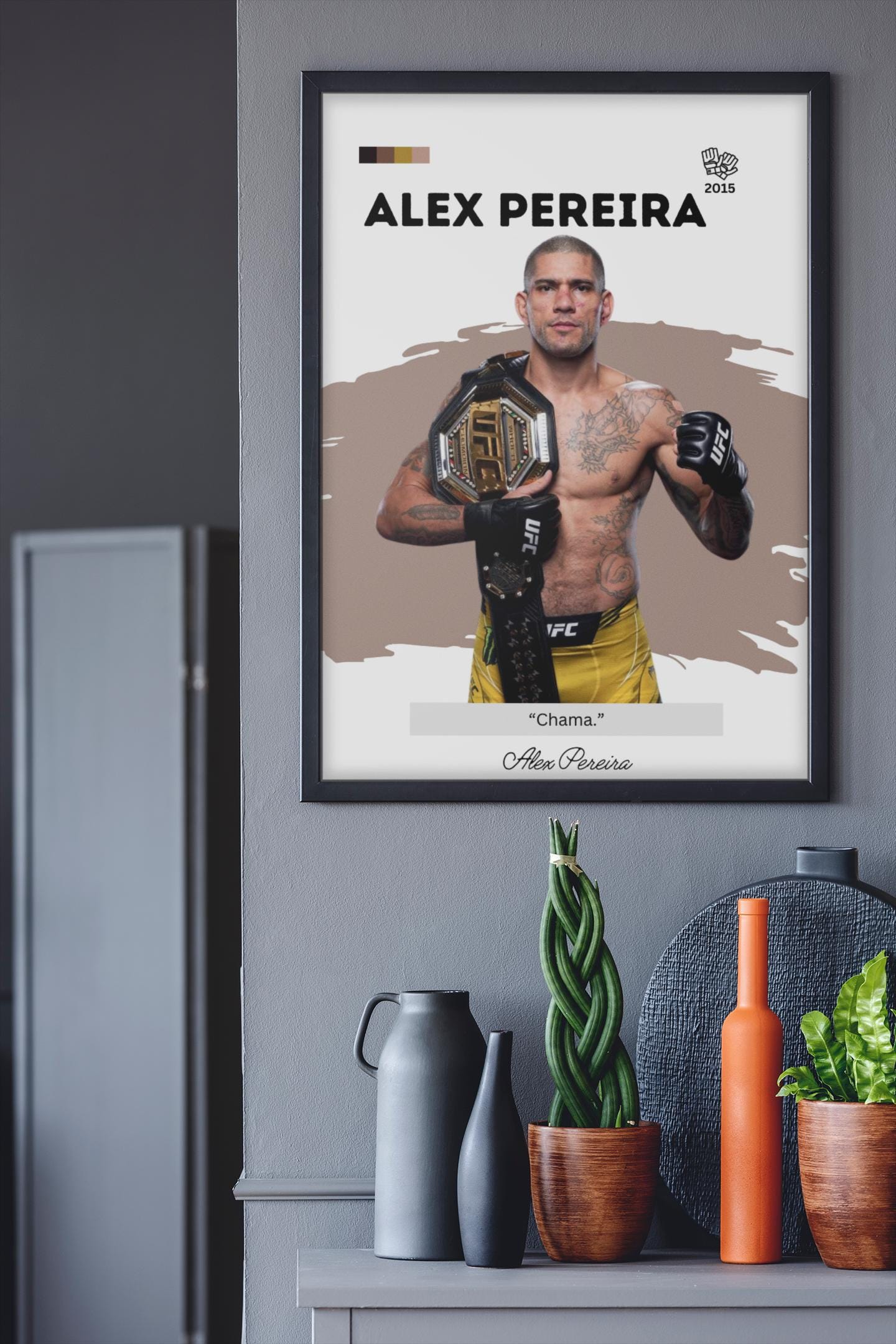 Alex Pereira Printable Poster, Gym Wall Decor Art, MMA Print, UFC ...