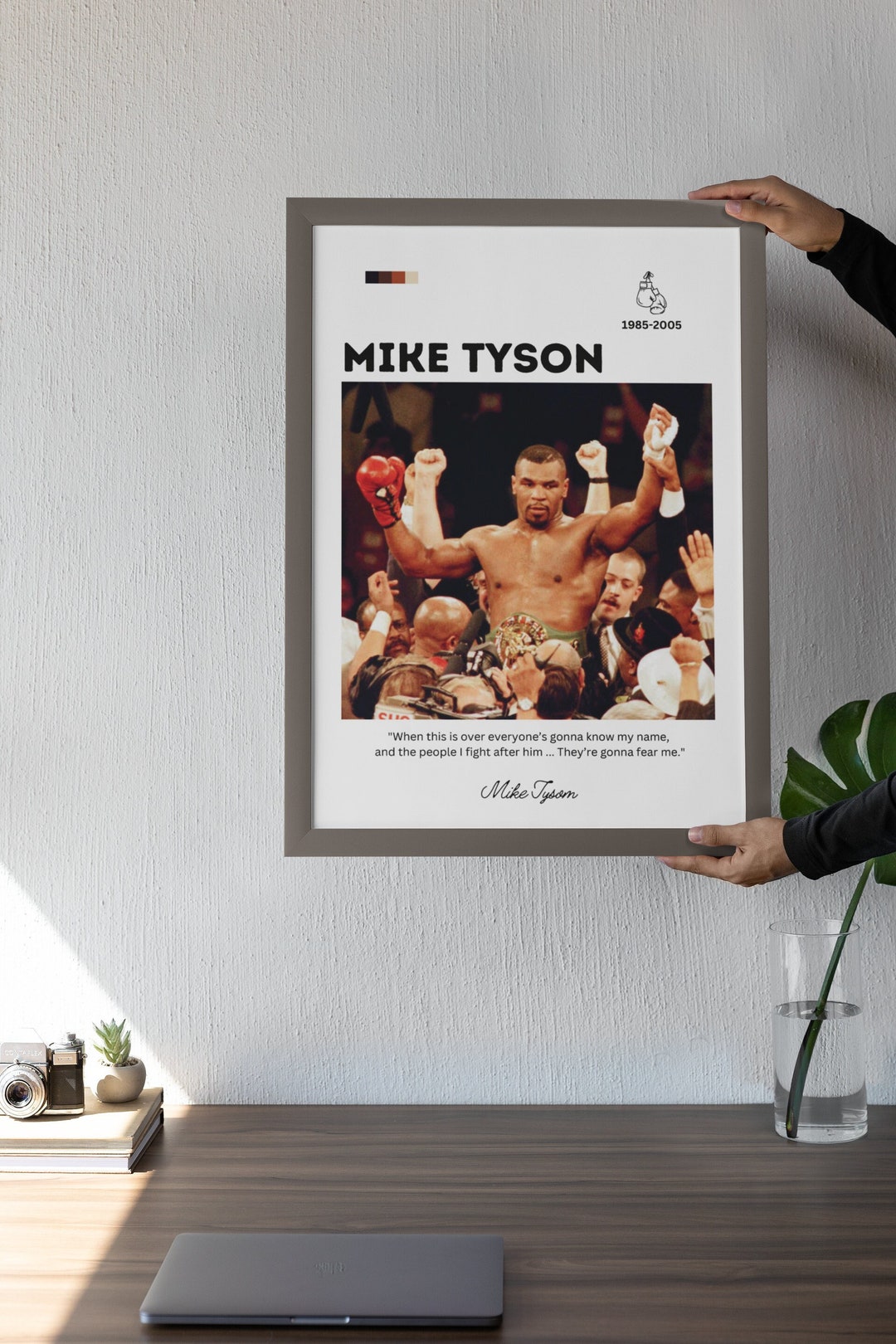 Mike Tyson Printable Poster, Motivational Quote, Mike Tyson Quote, Iron ...