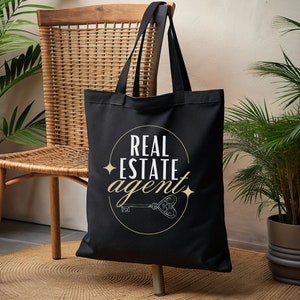 Realtor Tote Bag, Business Tote Bag, Real Estate Agent Gift, Realtor ...