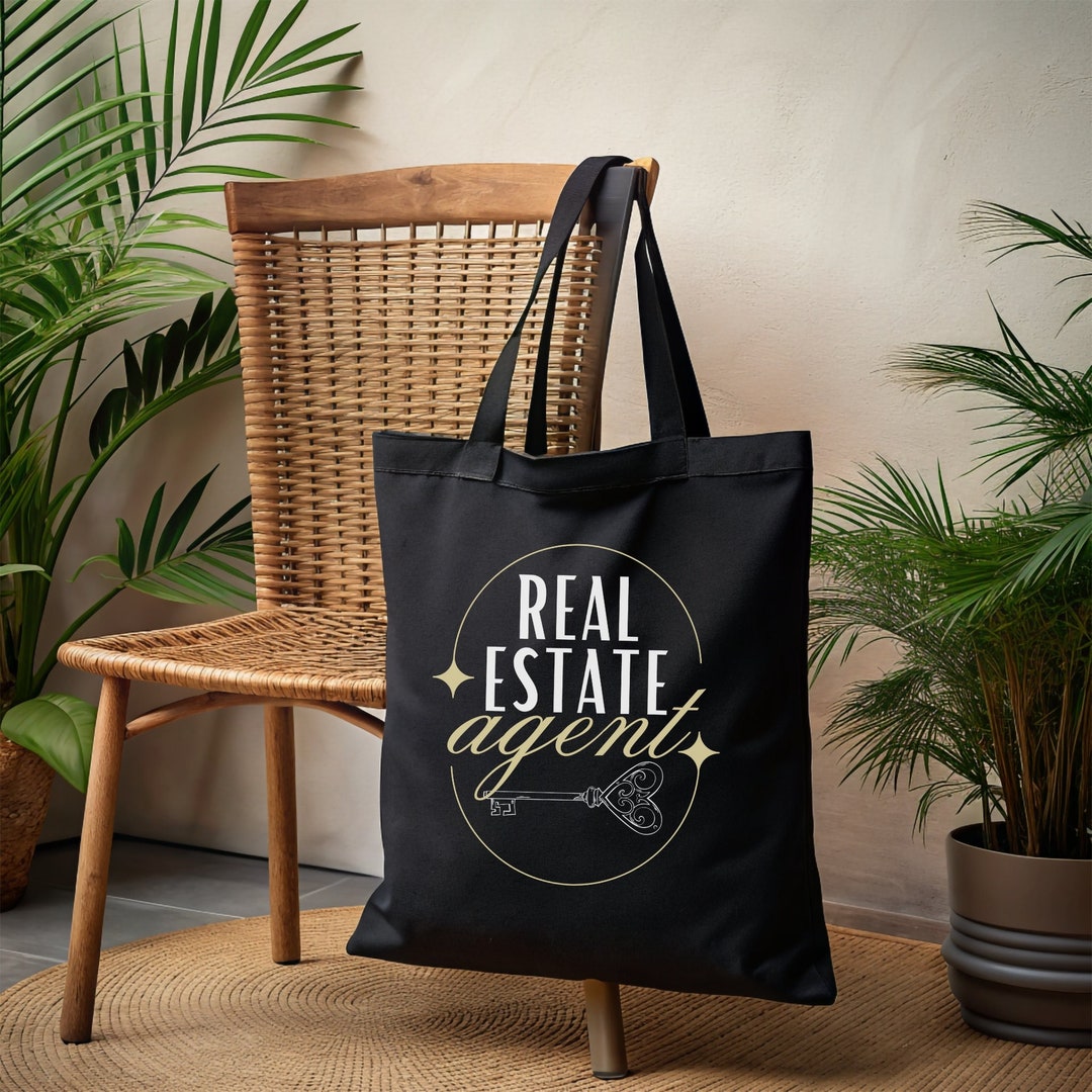 Realtor Tote Bag, Business Tote Bag, Real Estate Agent Gift, Realtor ...