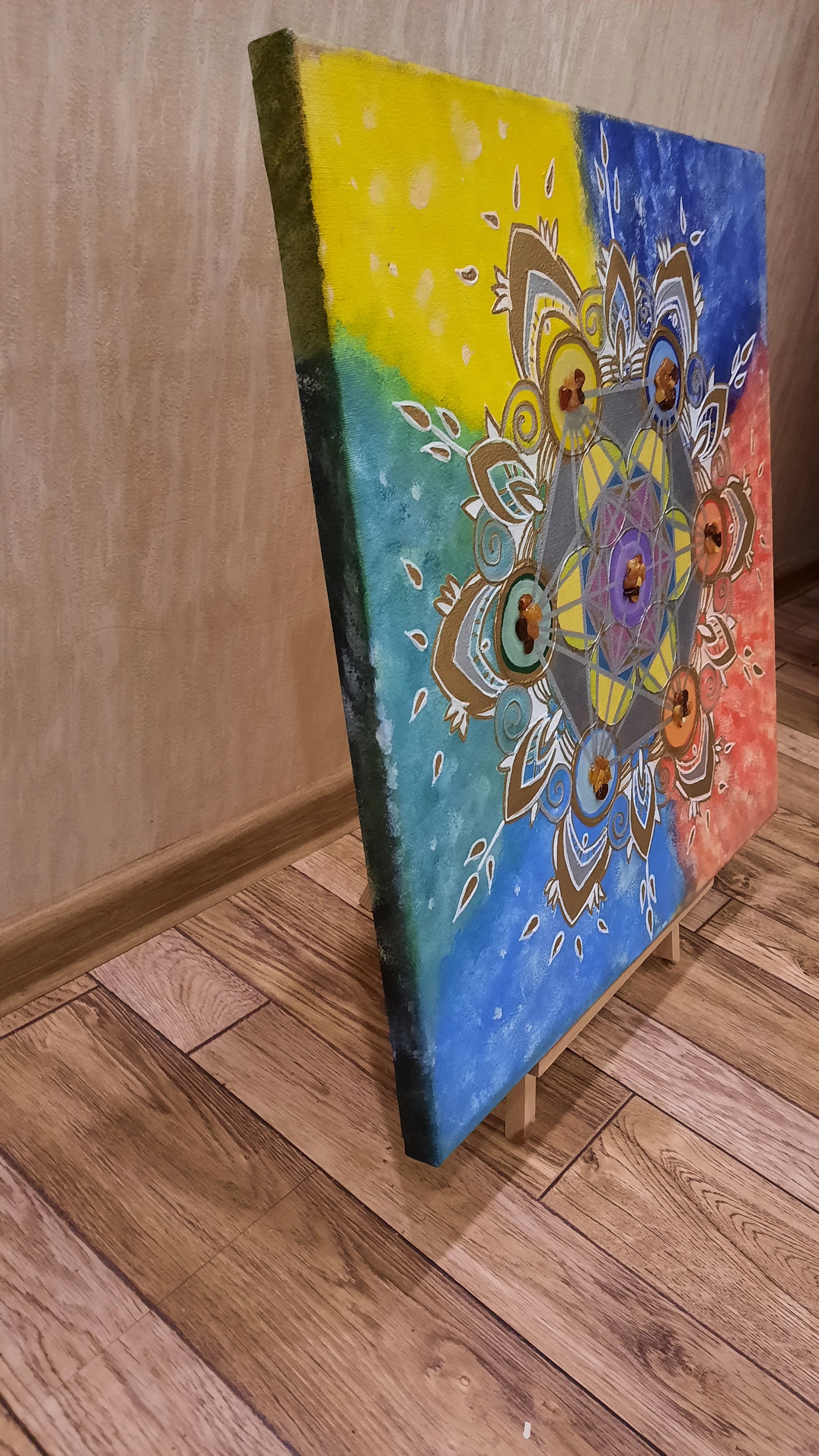Energy Paintings Mandala Metatron Cube - Etsy