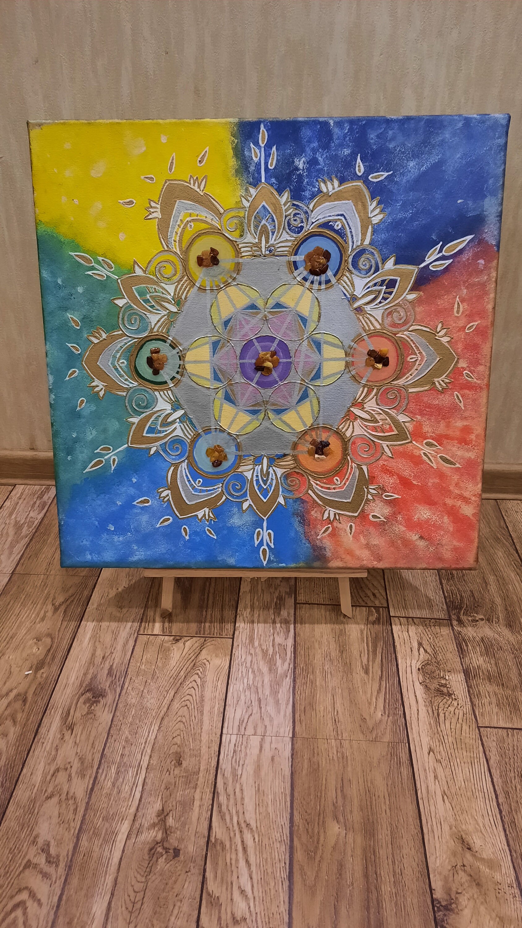 Energy Paintings Mandala Metatron Cube - Etsy
