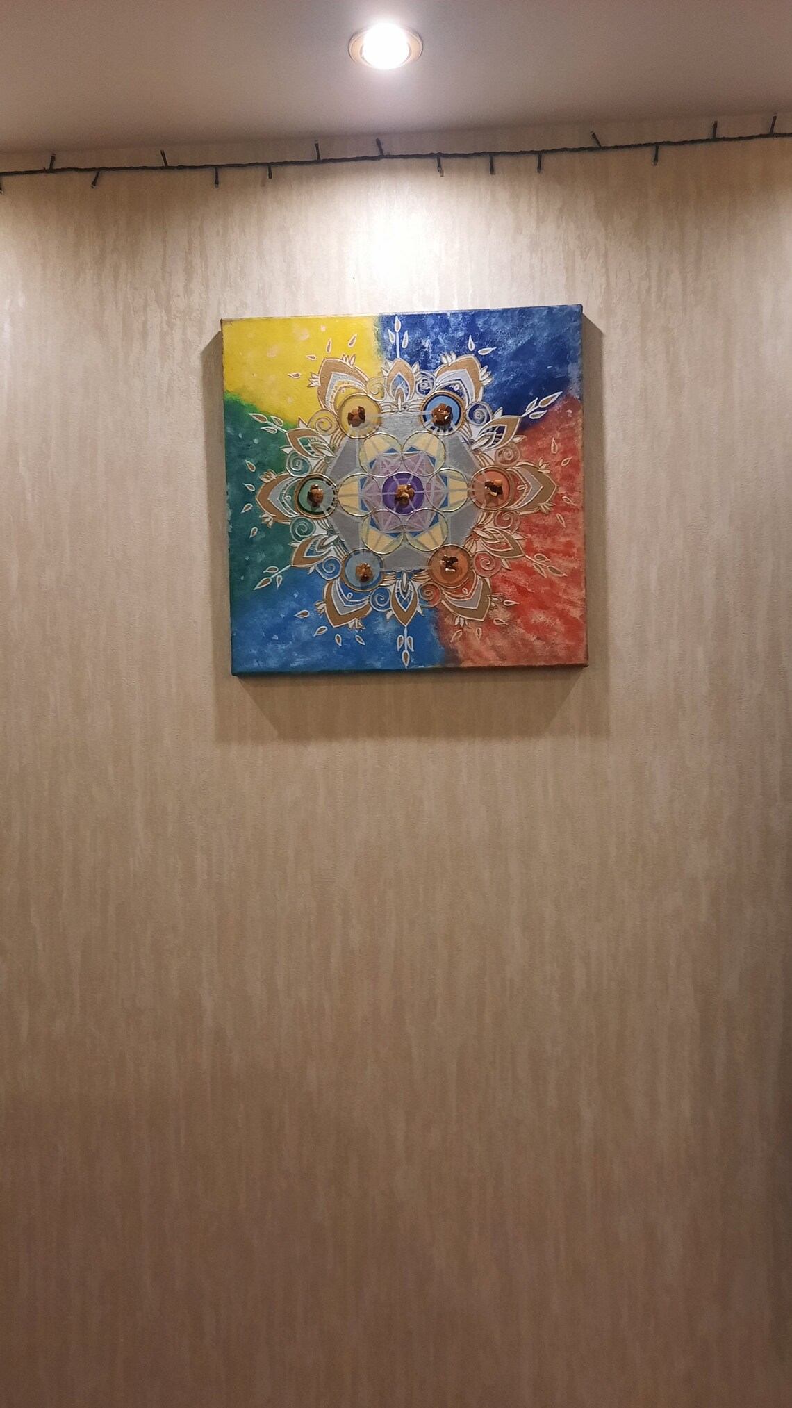 Energy Paintings Mandala Metatron Cube - Etsy