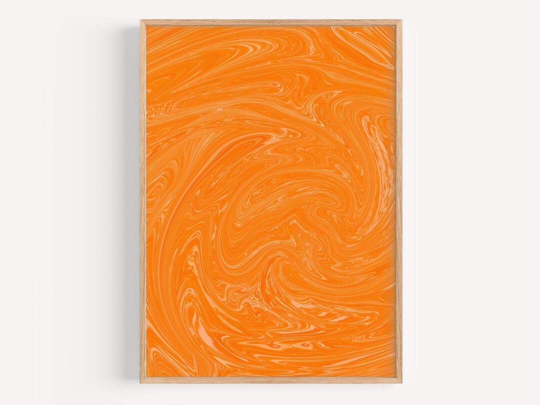 Set of 30 | Burnt Orange Digital Art Downloads | Ode to Orange Wall Art ...
