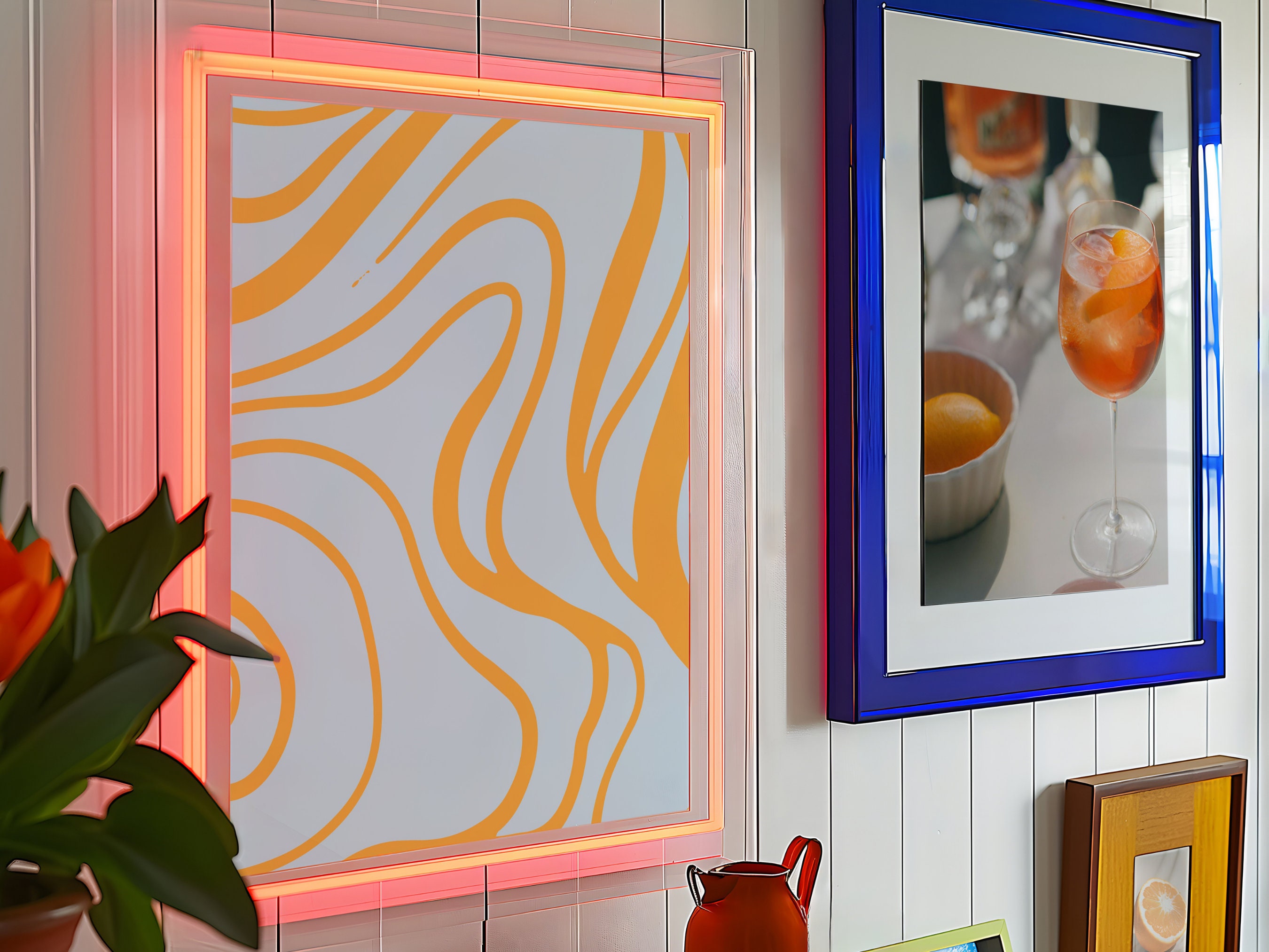 Set of 30 | Burnt Orange Digital Art Downloads | Ode to Orange Wall Art ...