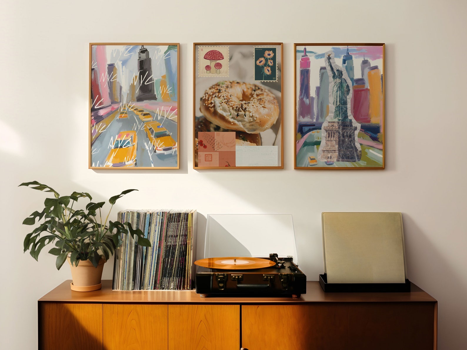 New York Posters | Set of 3 | Digital Art Download | NYC | City Life ...