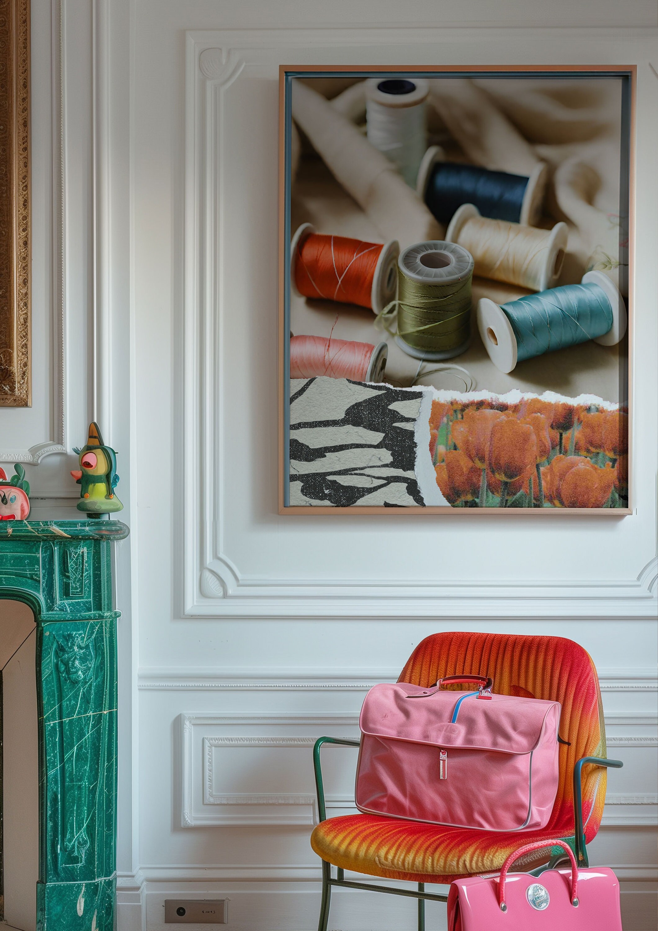 Scrapbook Poster Set of 3 Digital Art Download Trendy Mood Board Fun ...