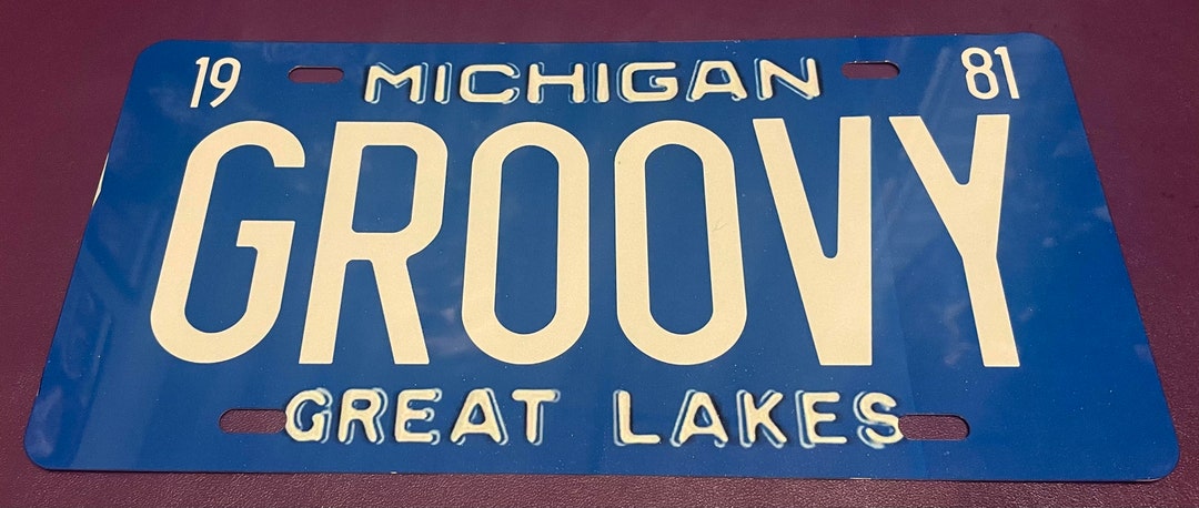 Horror Evil Dead ASH Groovy, Front License Plate, Metal Aluminum - Etsy