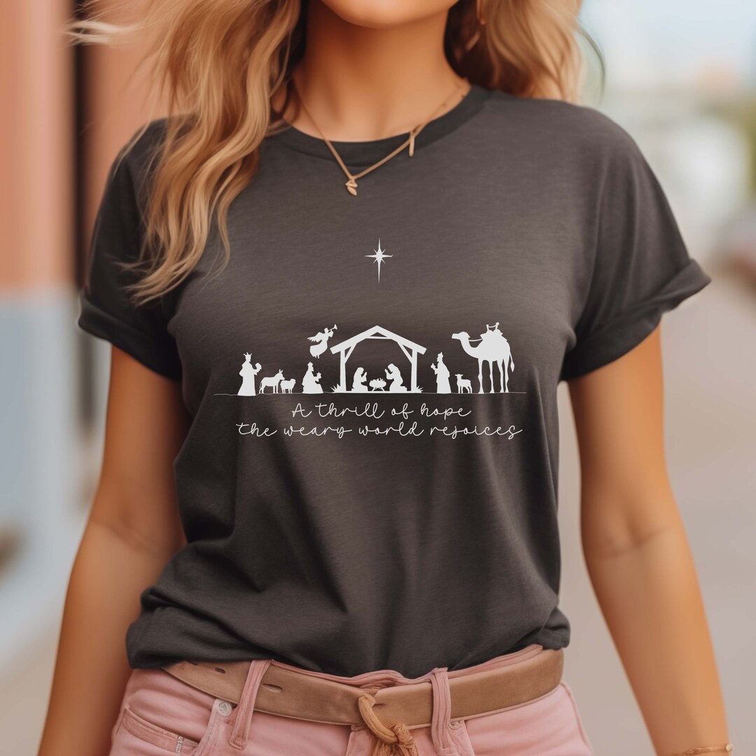 A Thrill of Hope Nativity SVG Png Advent Christian Christmas - Etsy