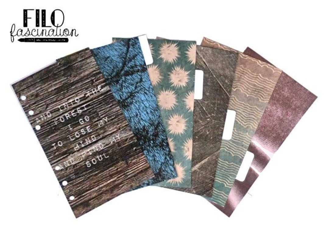 Register | Dividers Velvet Forest Filofax Ring Binder Planner Bujo ...