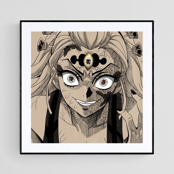 Daki Demon Slayer Poster - Etsy