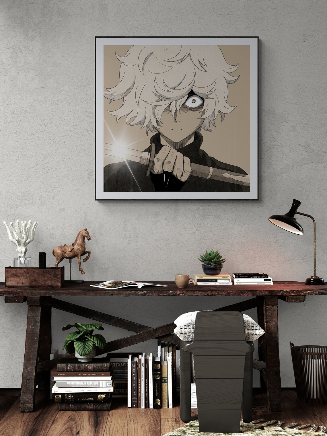 200. Gabimaru Hells Paradise Original Manga Print Poster Hand ...