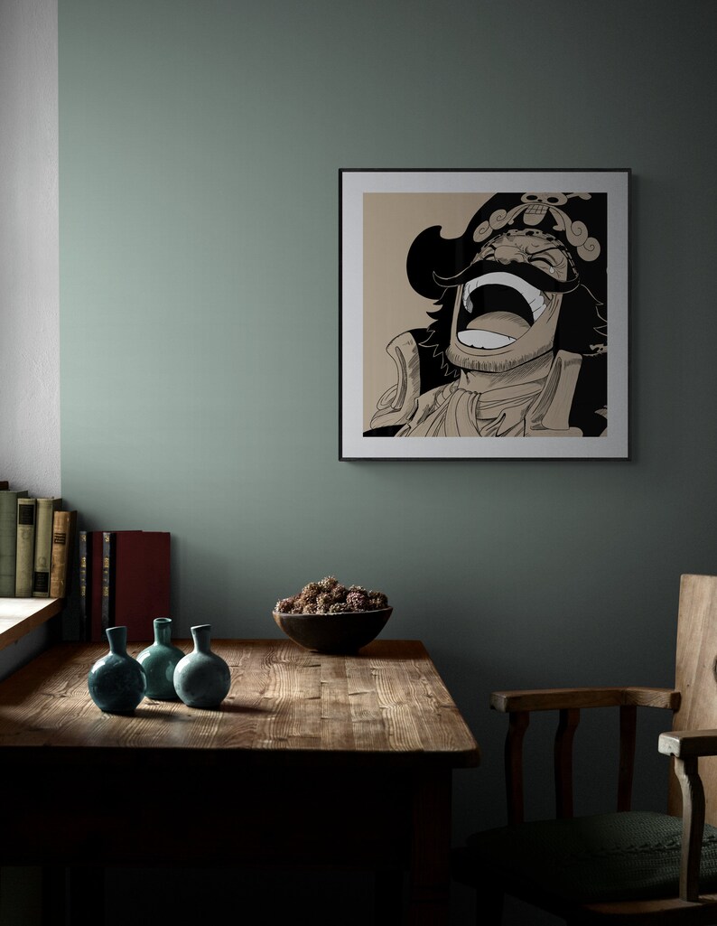 178. Gol D. Roger Laugh Tale One Piece Póster impreso manga original ...